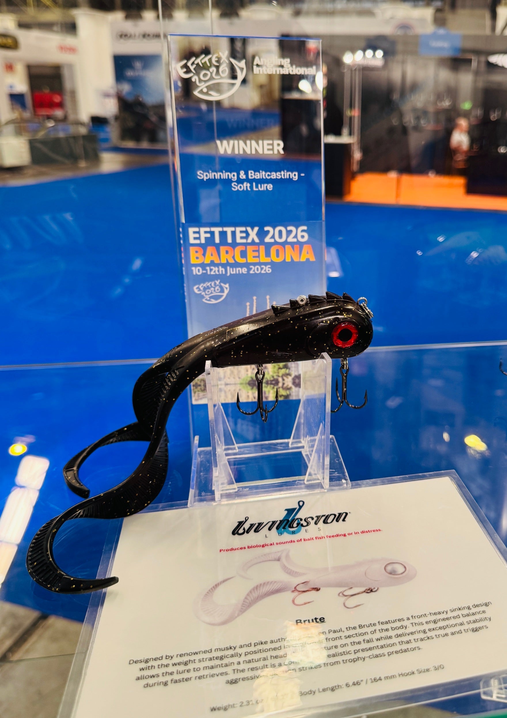 The New Livingston Lures Brute WIns First Place at EFTTEX 2026 Barcelo
