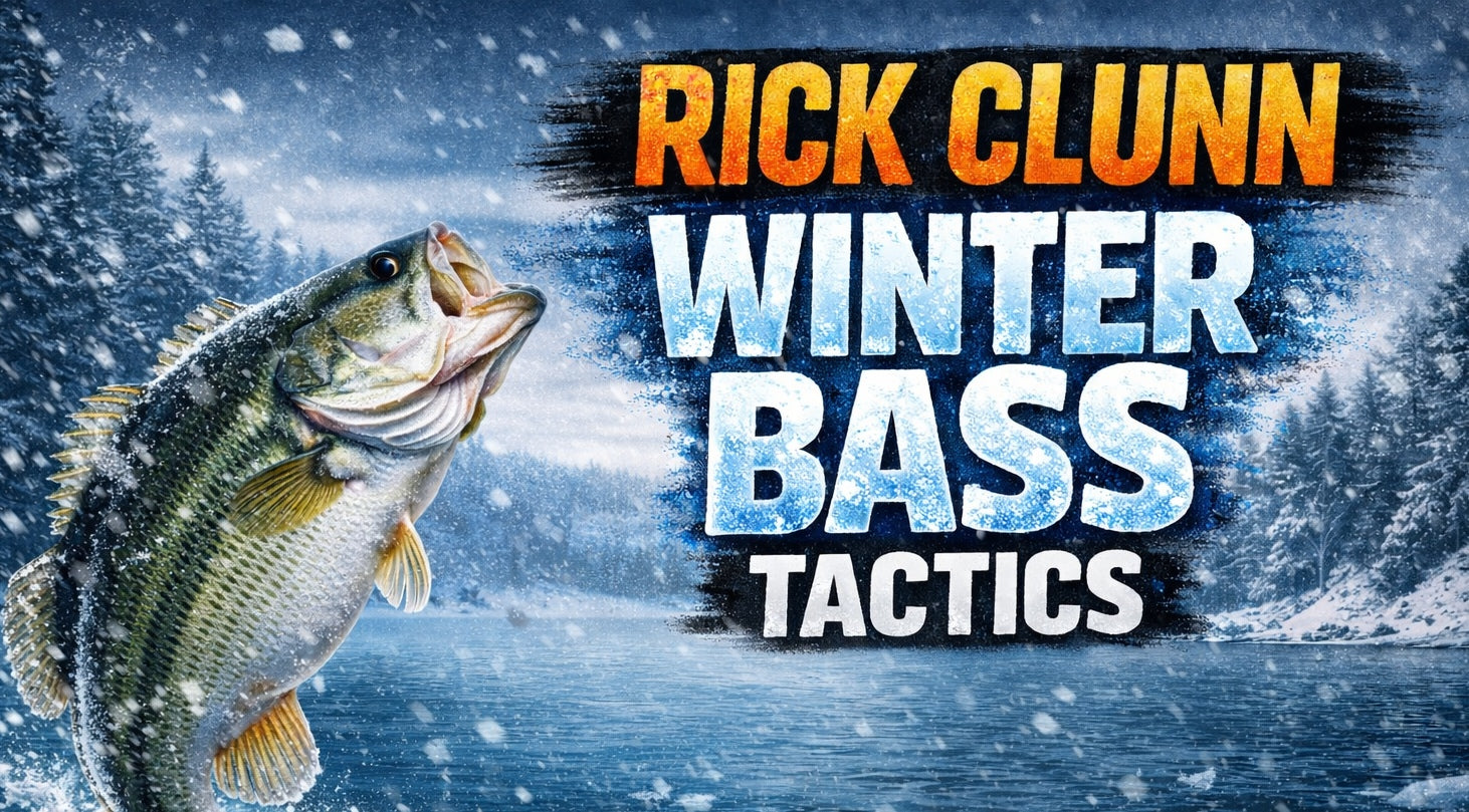 Rick Clunn Winter Bass Fishing : Finding Bass on Vertical Structure ...